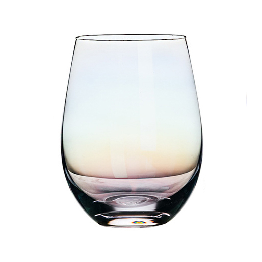 GELAS MINUMAN CRYSTAL LOULONG 540ML XR1028 RAINBOW GOBLET MULTI-COLOR ...