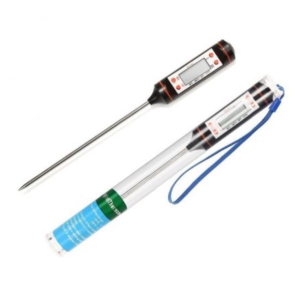 THERMOMETER DIGITAL SERBAGUNA FOOD FOLDABLE PROBE TP101 HITAM TAFFWARE ...