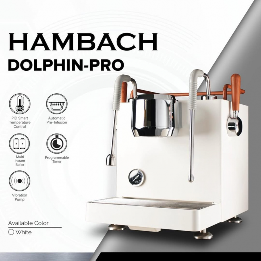 HAMBACH ESPRESSO MACHINE DOLPHIN PRO VIBRATION 1G – Onepresso: Your ...